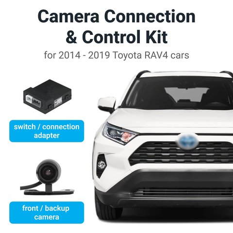 Toyota RAV4 Front Backup Camera Control Connection Kit Smart Car Camera ...